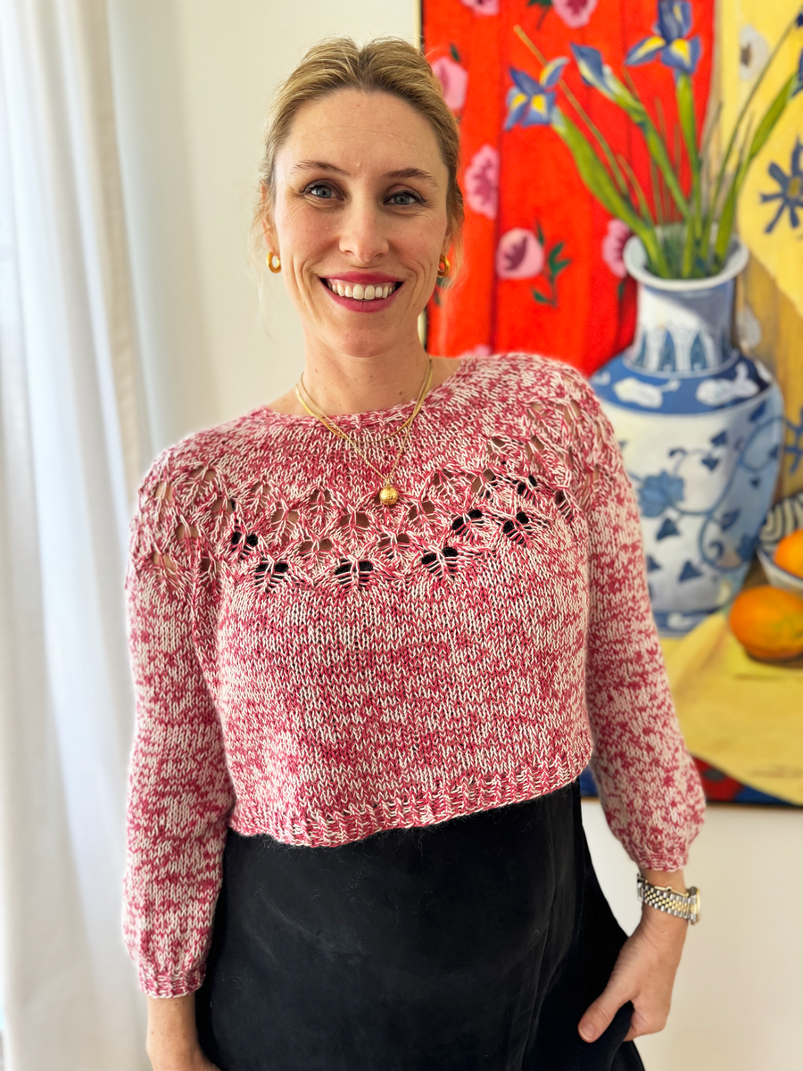 Love Notes Sweater Kit – Knit One, Crochet Too